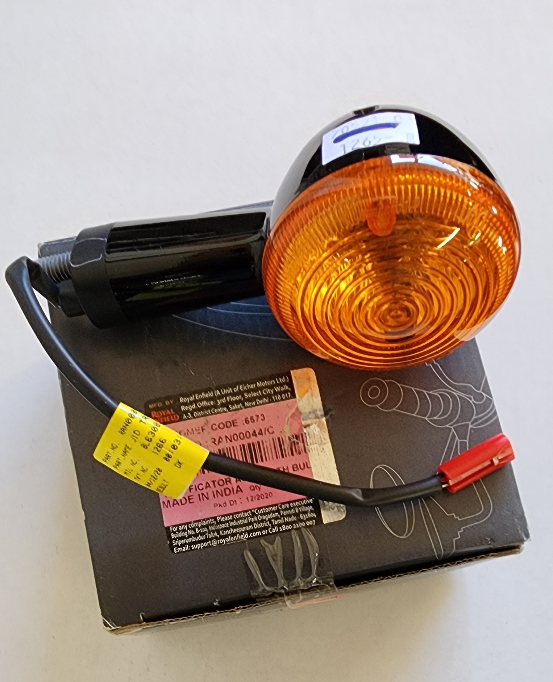 Rear LH Trafficator – Royal Enfield Toronto